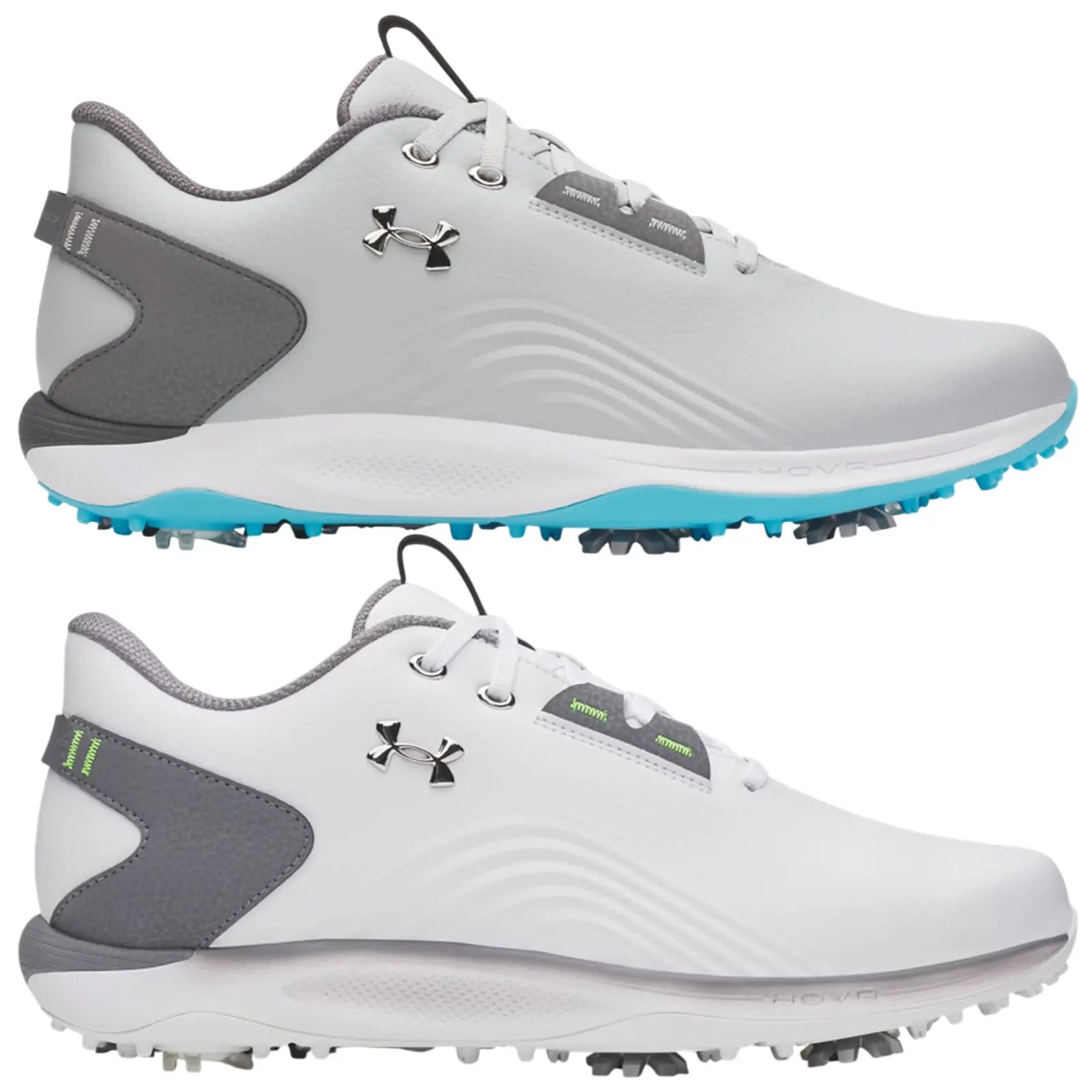 Under Armour Mens Drive Fade 2 Spiked Golf Shoes - More Sports
