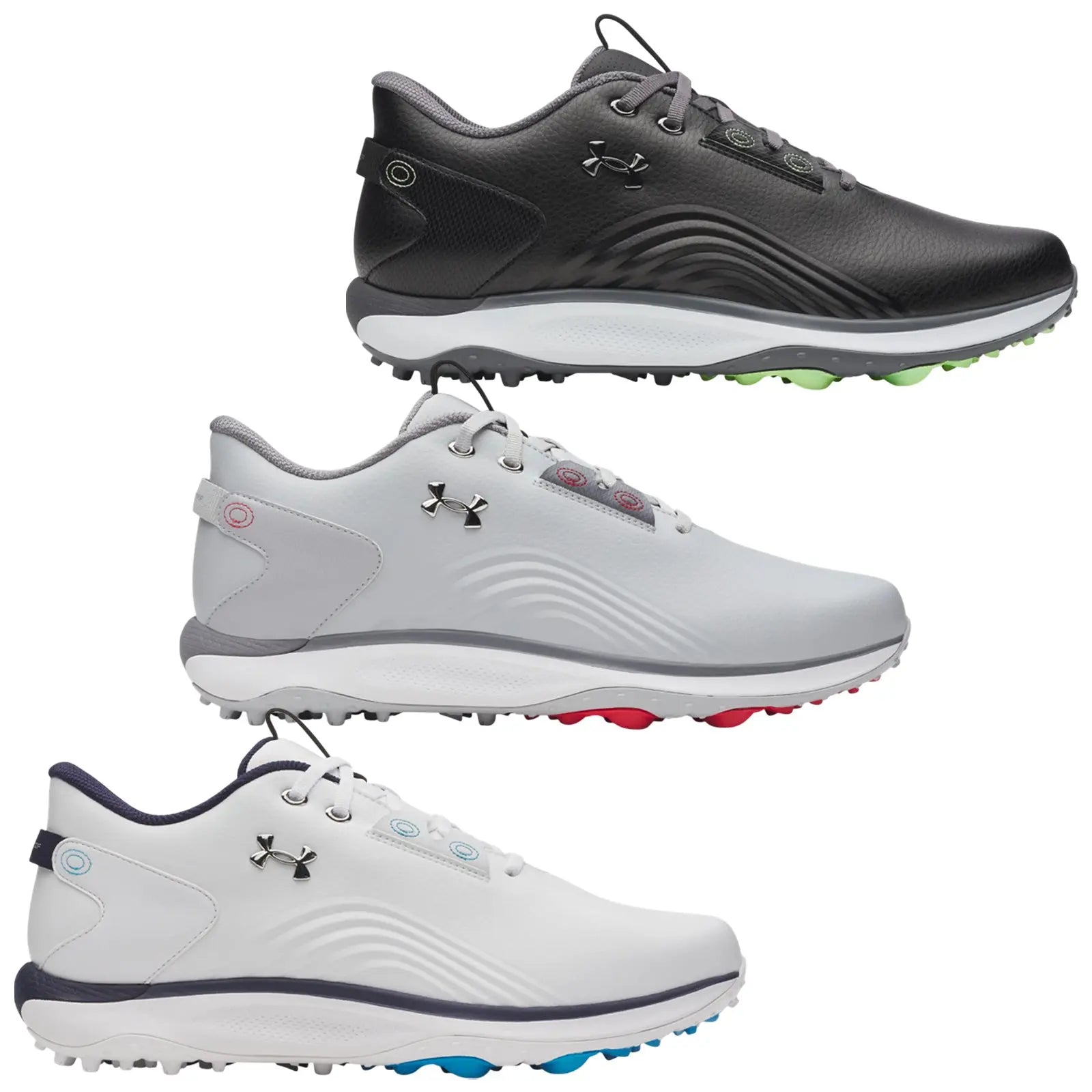 Under Armour Mens Drive Fade 2 Spikeless Golf Shoes - More Sports