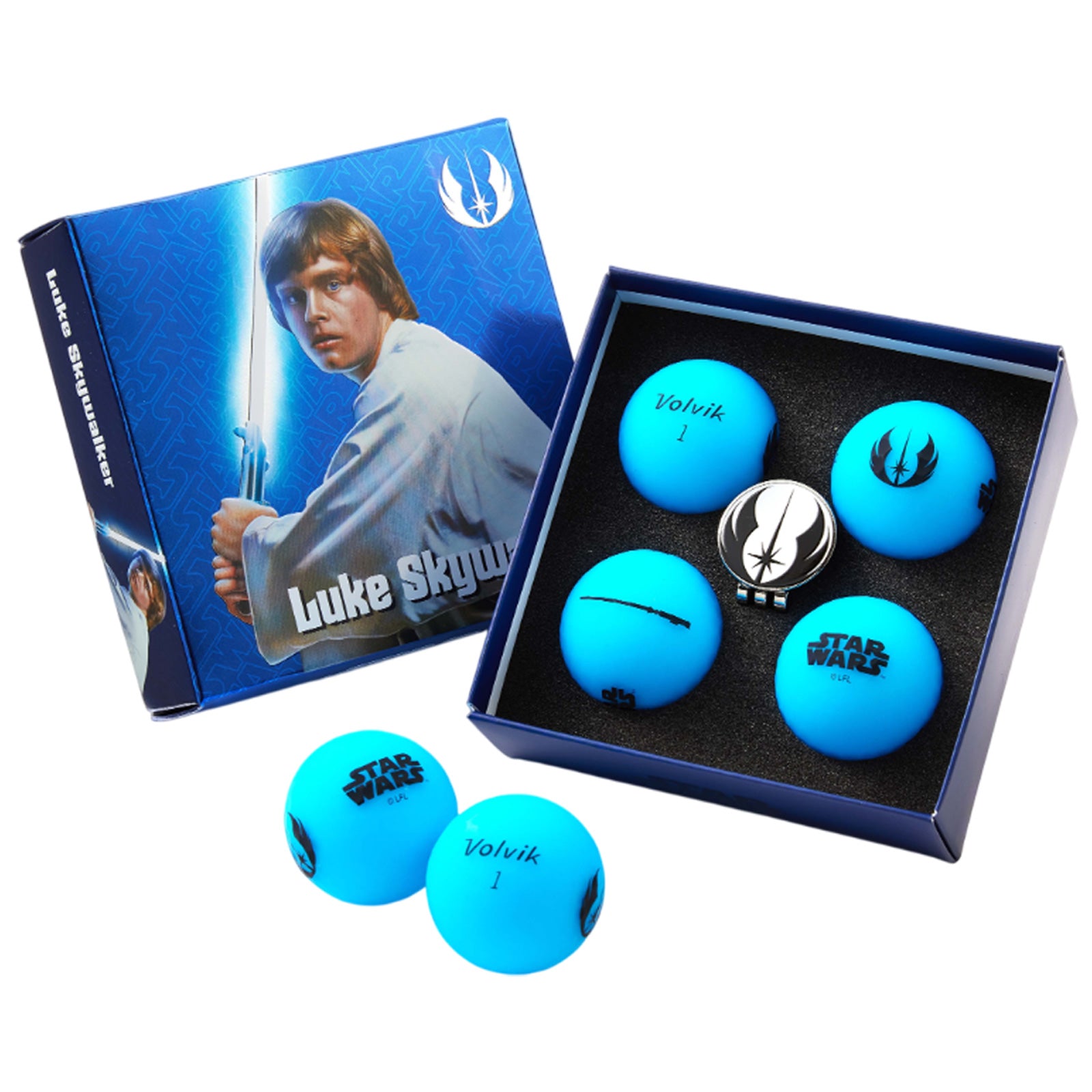 Volvik Star Wars Edition - Luke Skywalker with Ball Marker Gift Pack ...